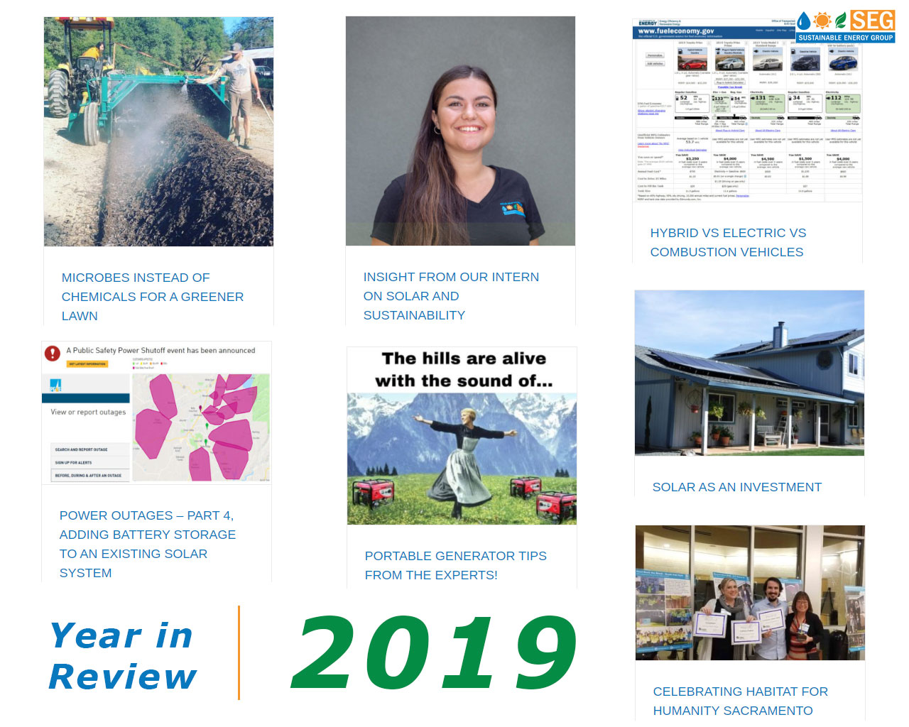 2019 Year in Review - Sustainable Energy Group