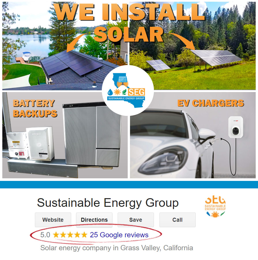 Solar Grass Valley, Northern California Solar Company | SEG