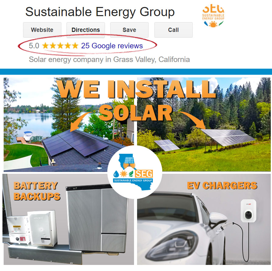 SEG Solar & Backup Power - Sustainable Energy Group